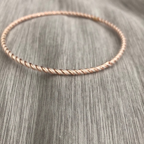 Jewelry | Set Of 7 Rose Gold Bangles | Poshmark